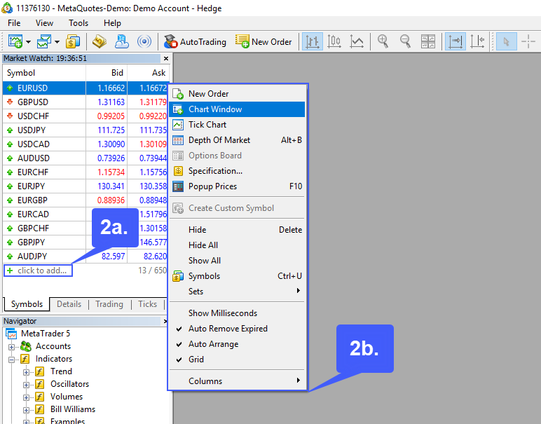 How Do I Open A Dom On Metatrader 5